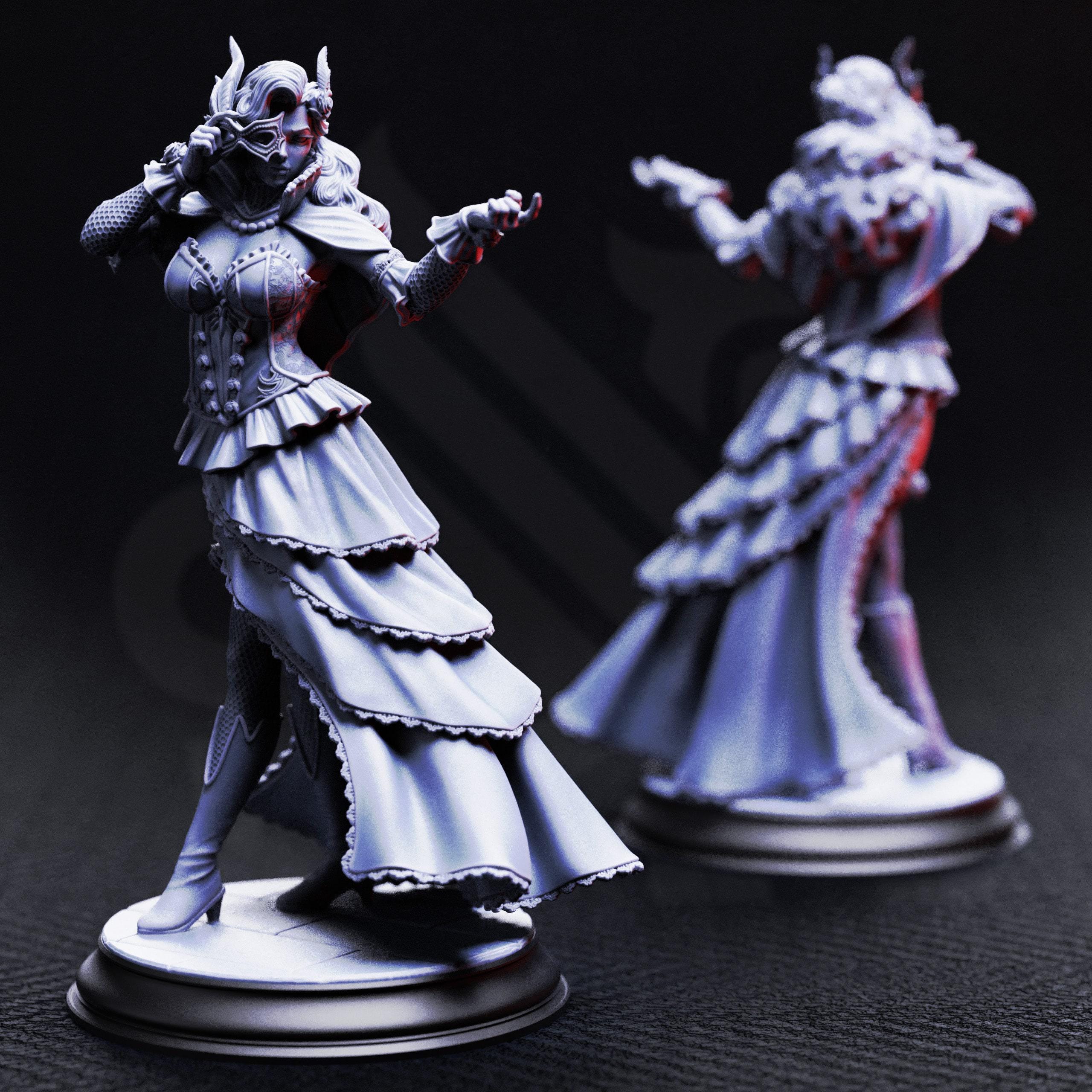 Carmine Duvall – Vampire Courtesan | 3D Printed | Dungeons and Dragons ...