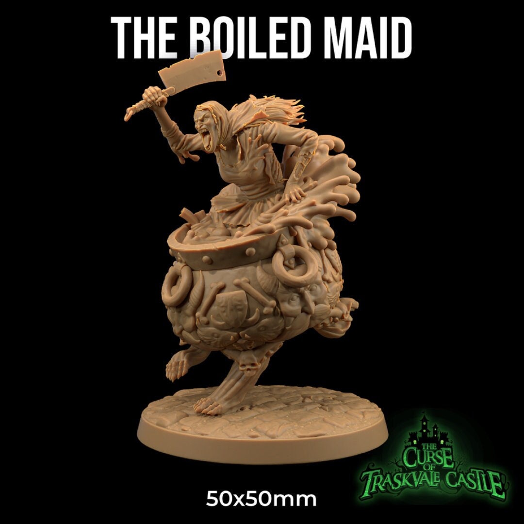 The Boiled Maid | 3D Printed | Dungeons and Dragons | Witch | Monster ...