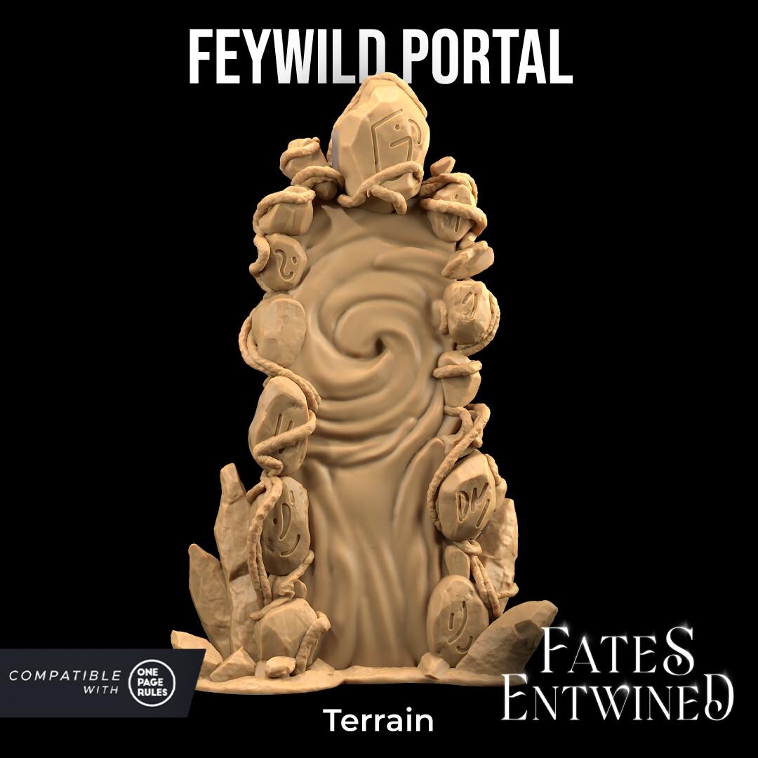Feywild Portal | 3D Printed | Dungeons and Dragons | Terrain | Fairy ...