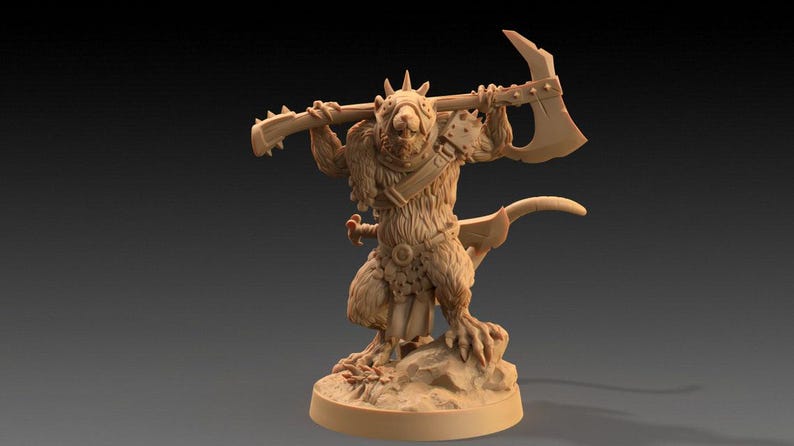 Rat Hordelings | 3D Printed | Dungeons and Dragons | Beast | Mini | Dnd ...