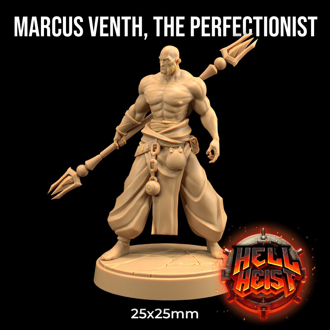 Marcus Venth, the Perfectionist | 3D Printed | Dungeons and Dragons ...