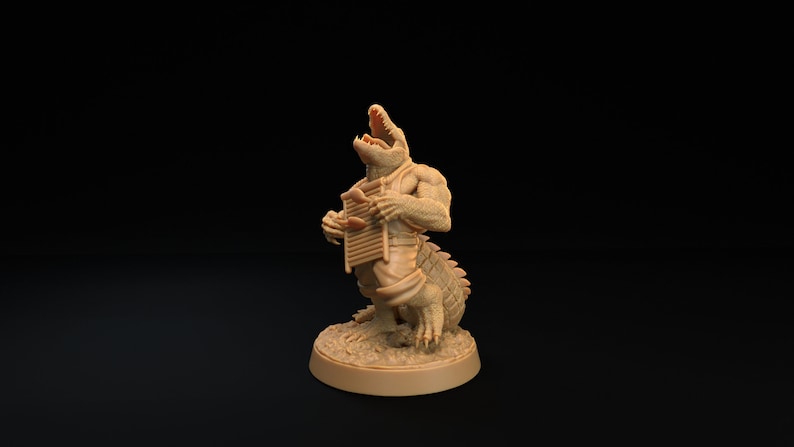 Gatorfolk | 3D Printed | Dungeons and Dragons | Fighter | Mini | Dnd ...