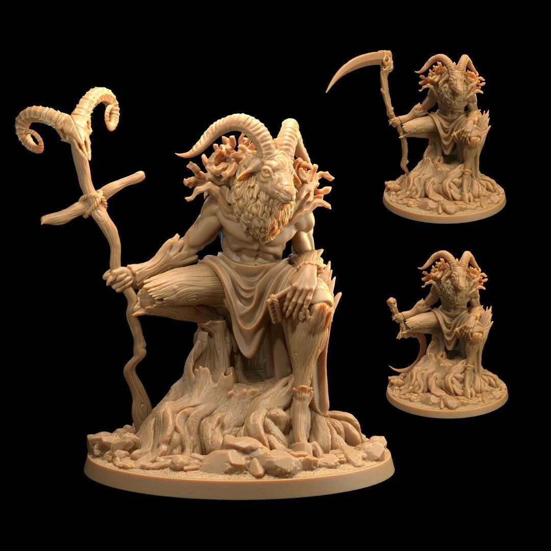 Pan, Faun Sire | 3D Printed | Dungeons and Dragons | Goat | Mini | Dnd ...