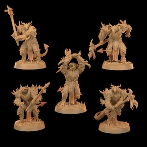 Drakoth Infernal | 3D Printed | Dungeons and Dragons | Dragonborn ...