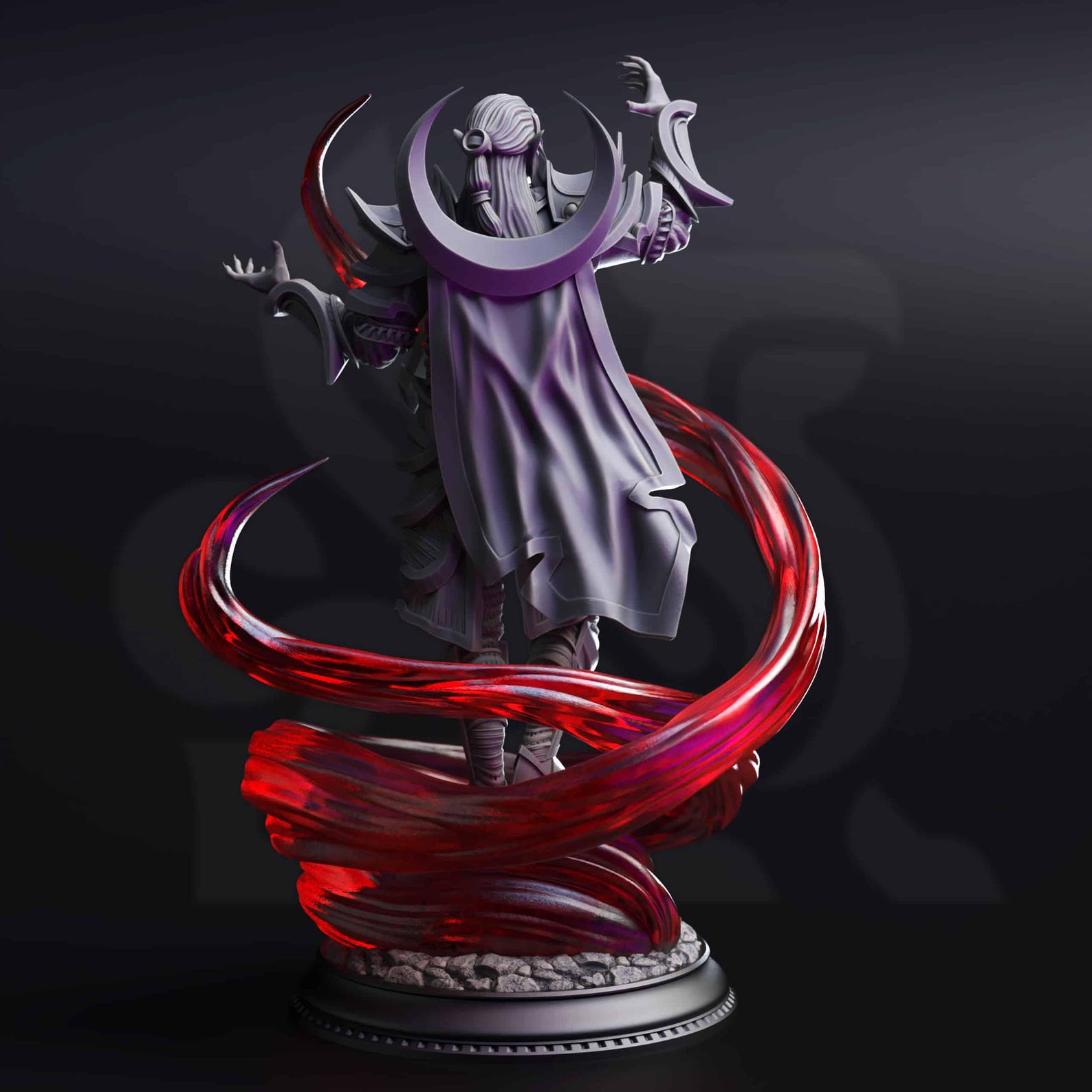 Ilvos Drak’thin – Drow Lunar Sorcerer| 3D Printed | Dungeons and ...