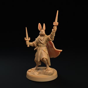 Rabbitfolk Heroes | 3D Printed | Dungeons and Dragons | Bunny | Mini ...