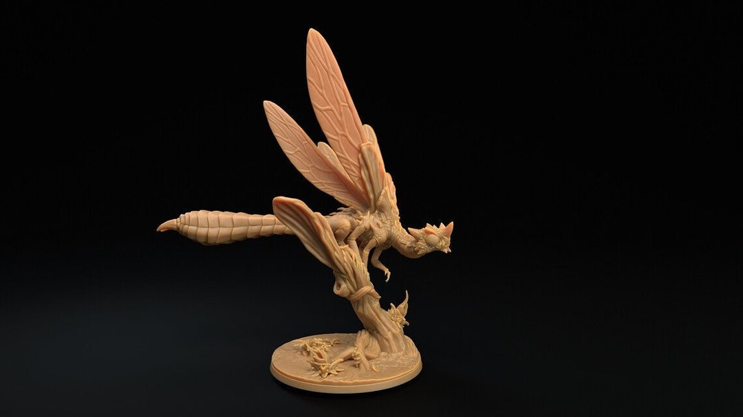Fairy Dragon Fly | 3D Printed | Dungeons and Dragons | Mini | Dnd ...