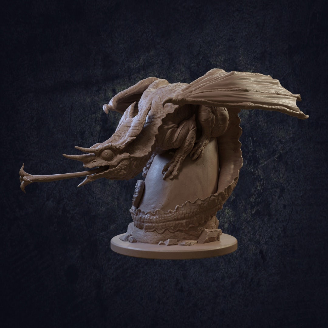 Bloomtongue Dragon | 3D Printed | Dungeons and Dragons | Mini | Dnd ...