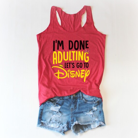 Adult Disney shirt Disney shirts for women Ladies Disney | Etsy