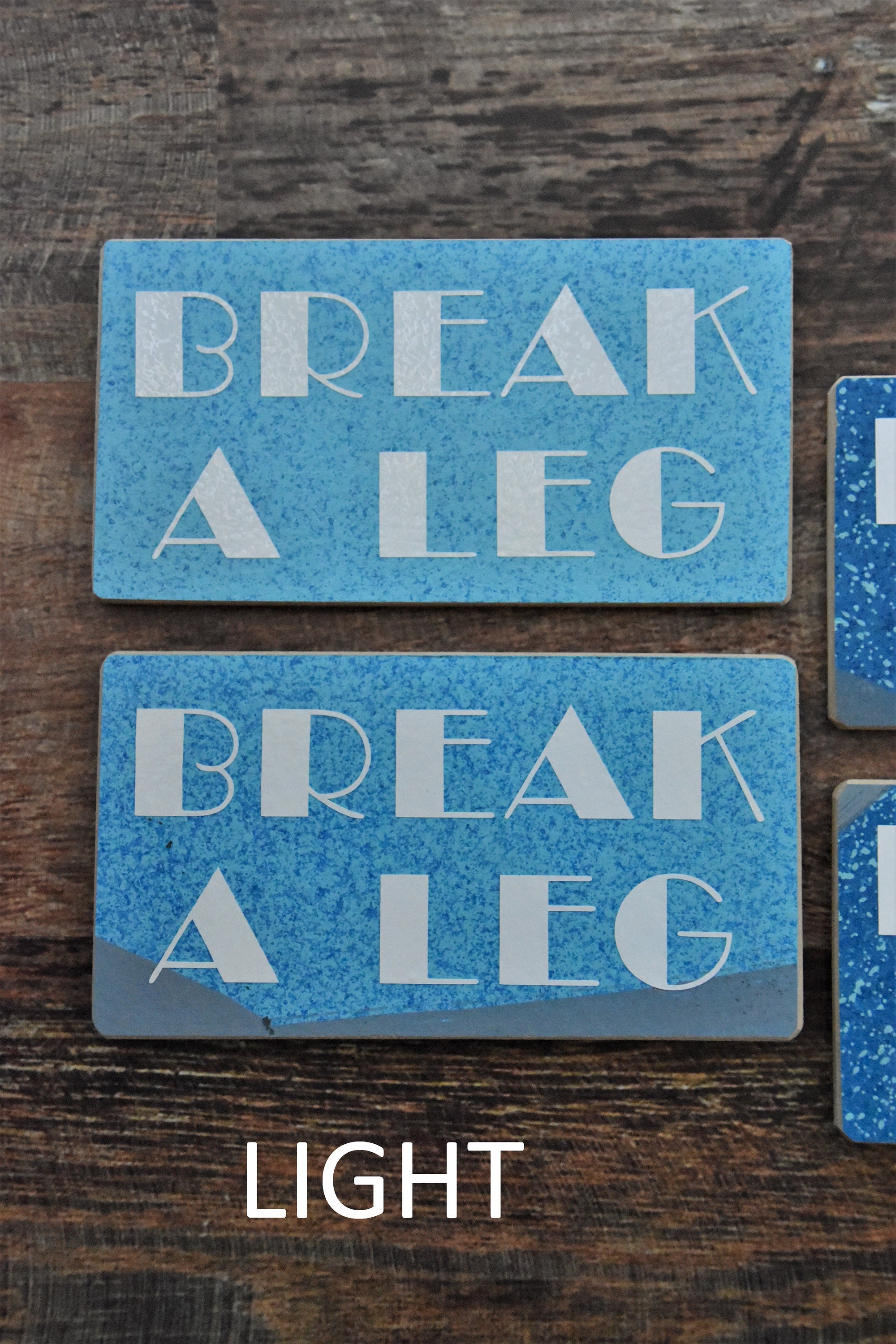 Break A Leg Block Theatre Décor Sign Good Luck Gift Happy - Etsy