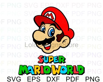 Super mario svg | Etsy
