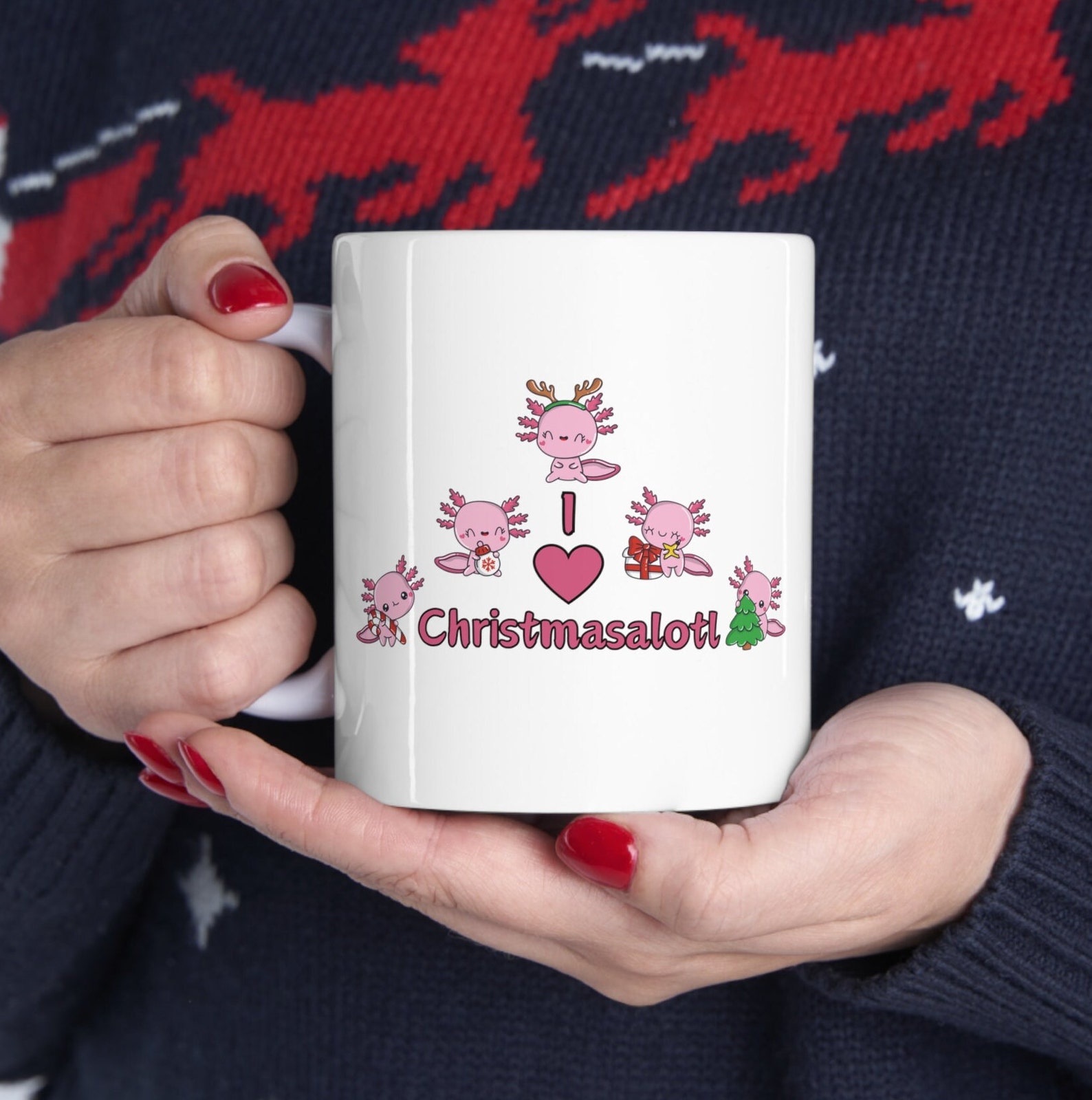 Axolotl Mug Cute Axolotl Christmas Mug Axolotl Gift Trendy - Etsy Axolotl Mug Cute Axolotl Christmas Mug Axolotl Gift Trendy - Etsy