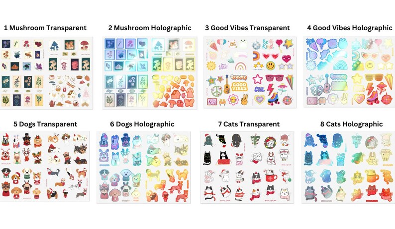 Y2k Stickers Sheet Rally Sticker Rave Sticker Funky Sticker Retro ...