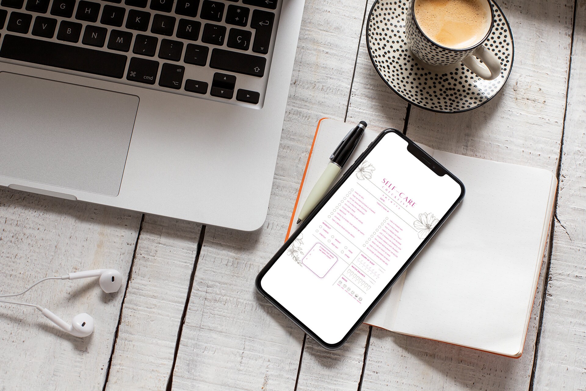 Daily Self-care Checklist Printable Instant Download Minimal - Etsy