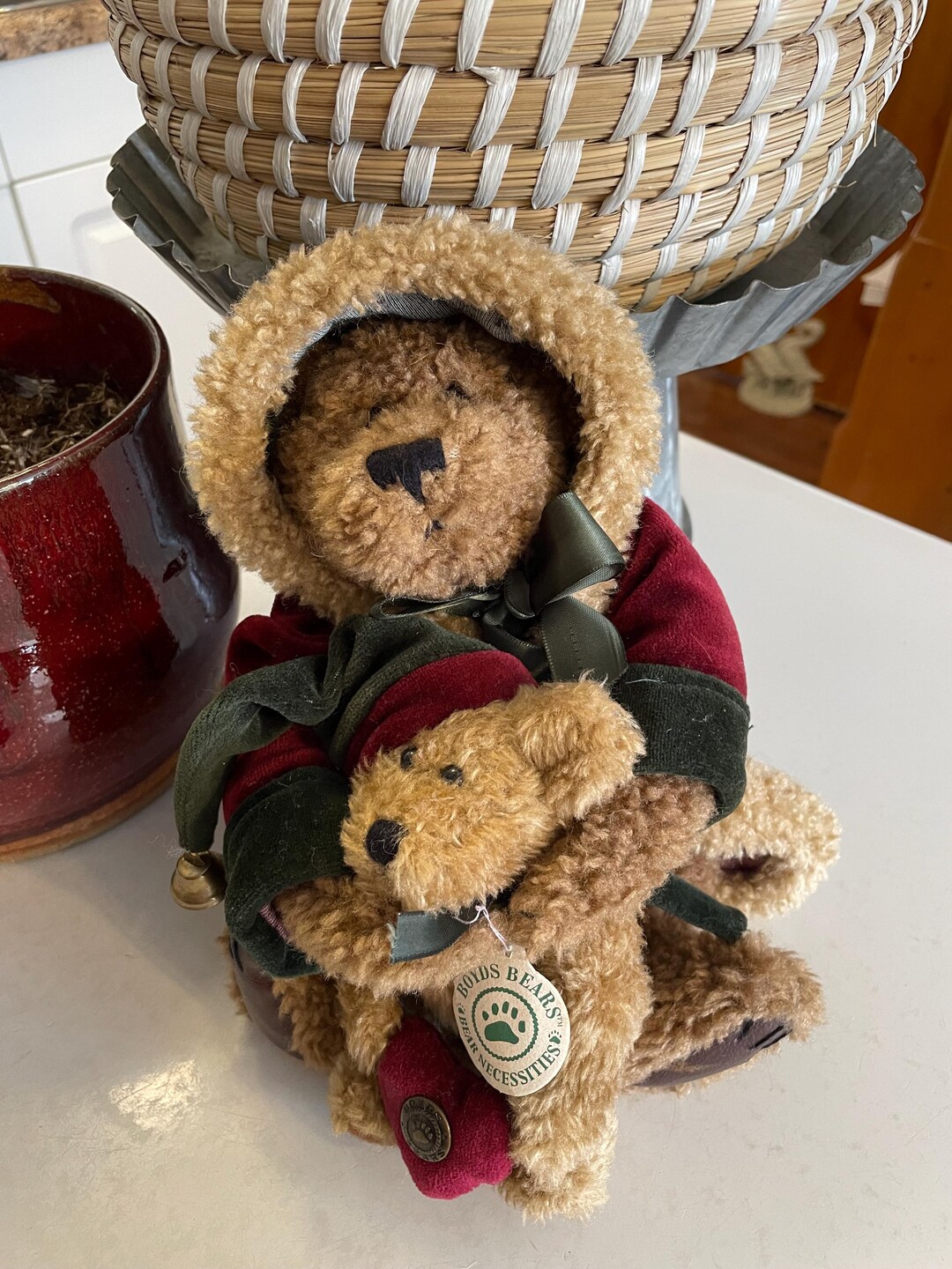 Boyds Bears Santa and Elf Plush Set: Poppa and Noelle - Etsy