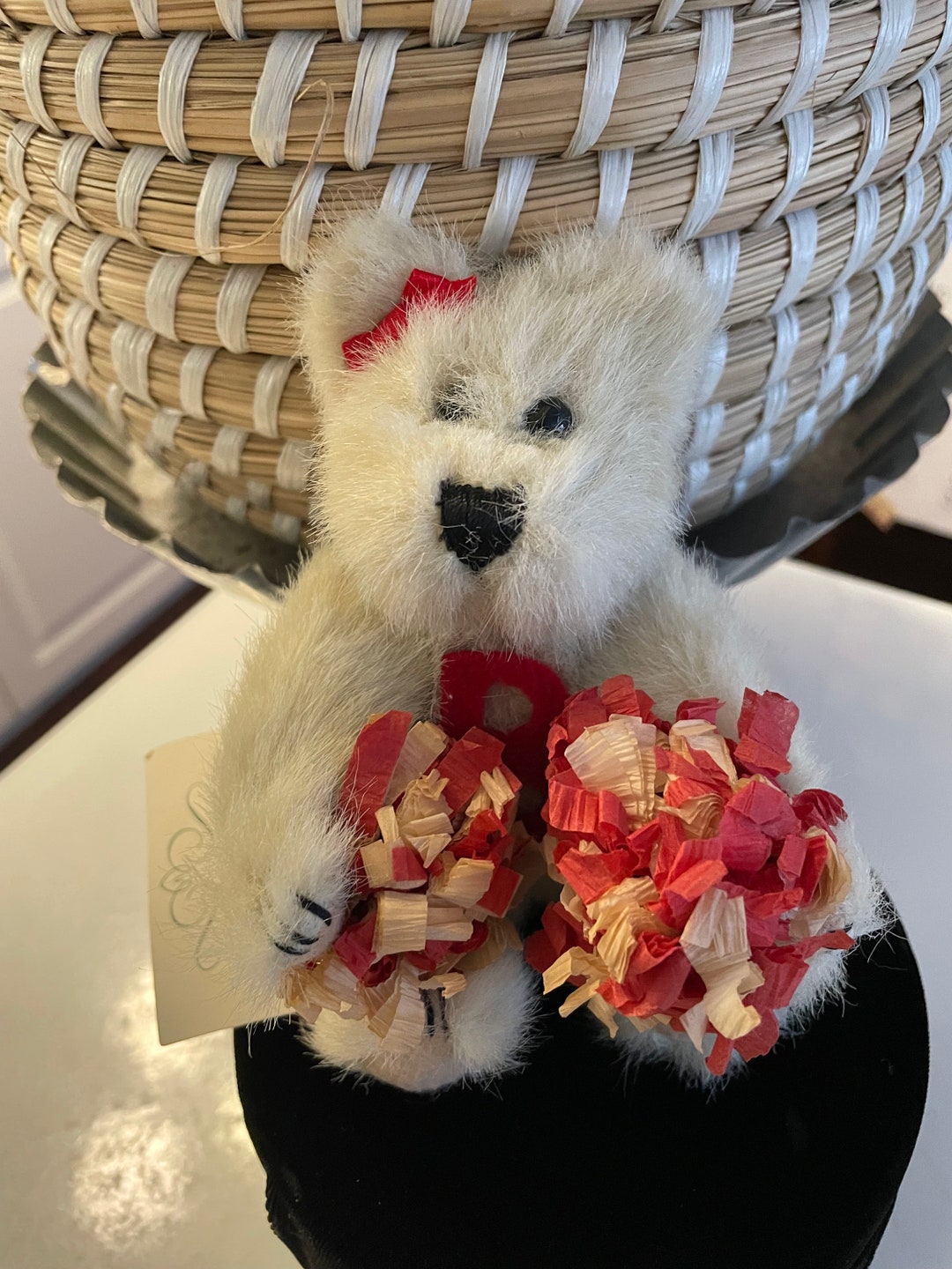 Boyds Bears White 6-inch Bear the Judith G Collection POM POM ...