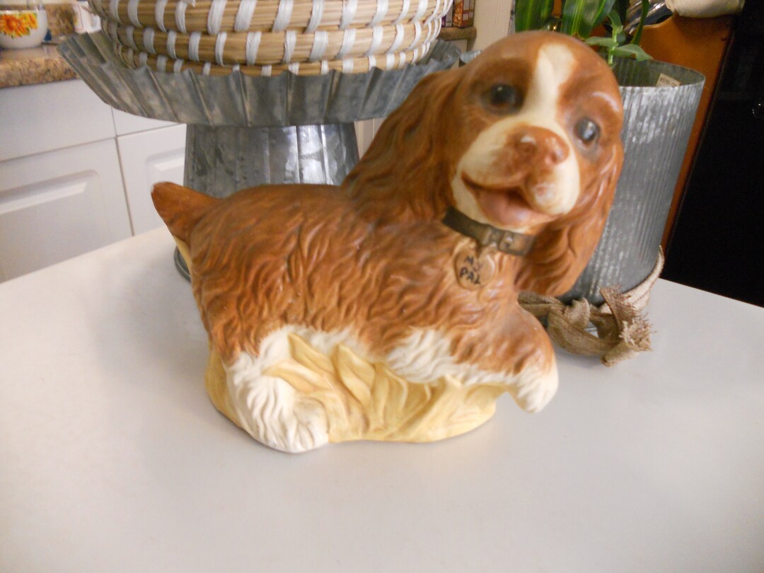 Ceramic Cocker Spaniel Dog Figure 8 Inch Tall 9 Inch Wide - Etsy