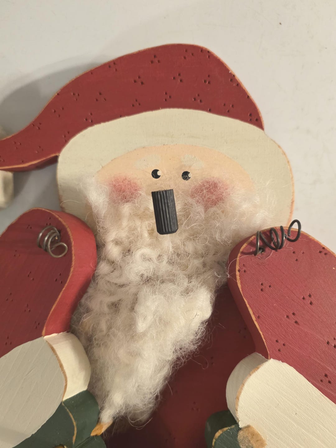 Vintage Christmas Wood Wall Hung Santa 16-inch - Etsy