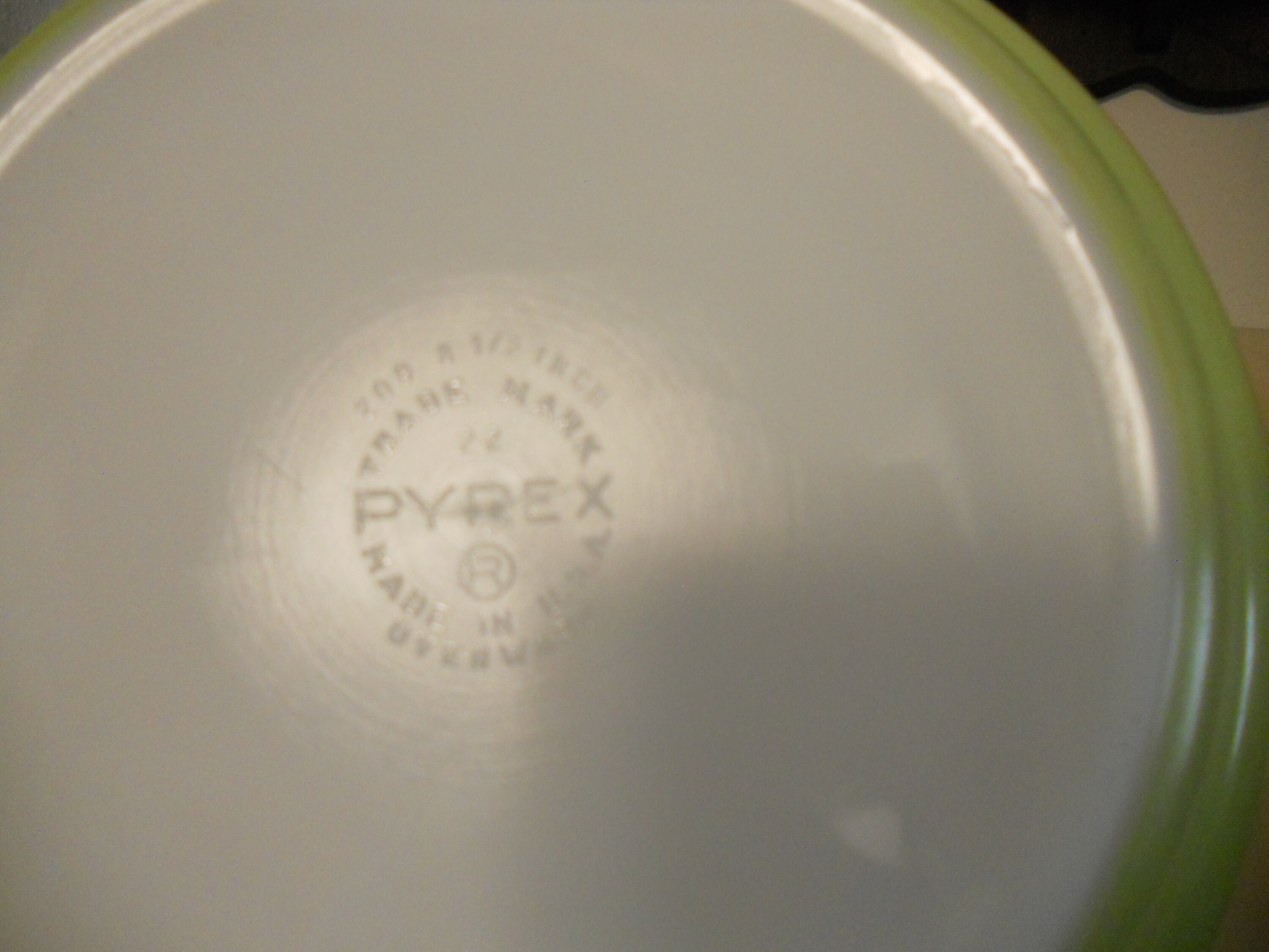 Vintage Pyrex Ovenware Lime Green Pie Plate 9.5 Wide for - Etsy