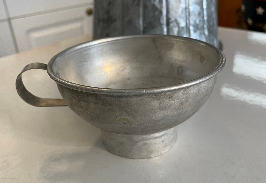 Aluminum Funnel 4-inch Diameter Top and 2-inch Diameter Bottom No Marks ...