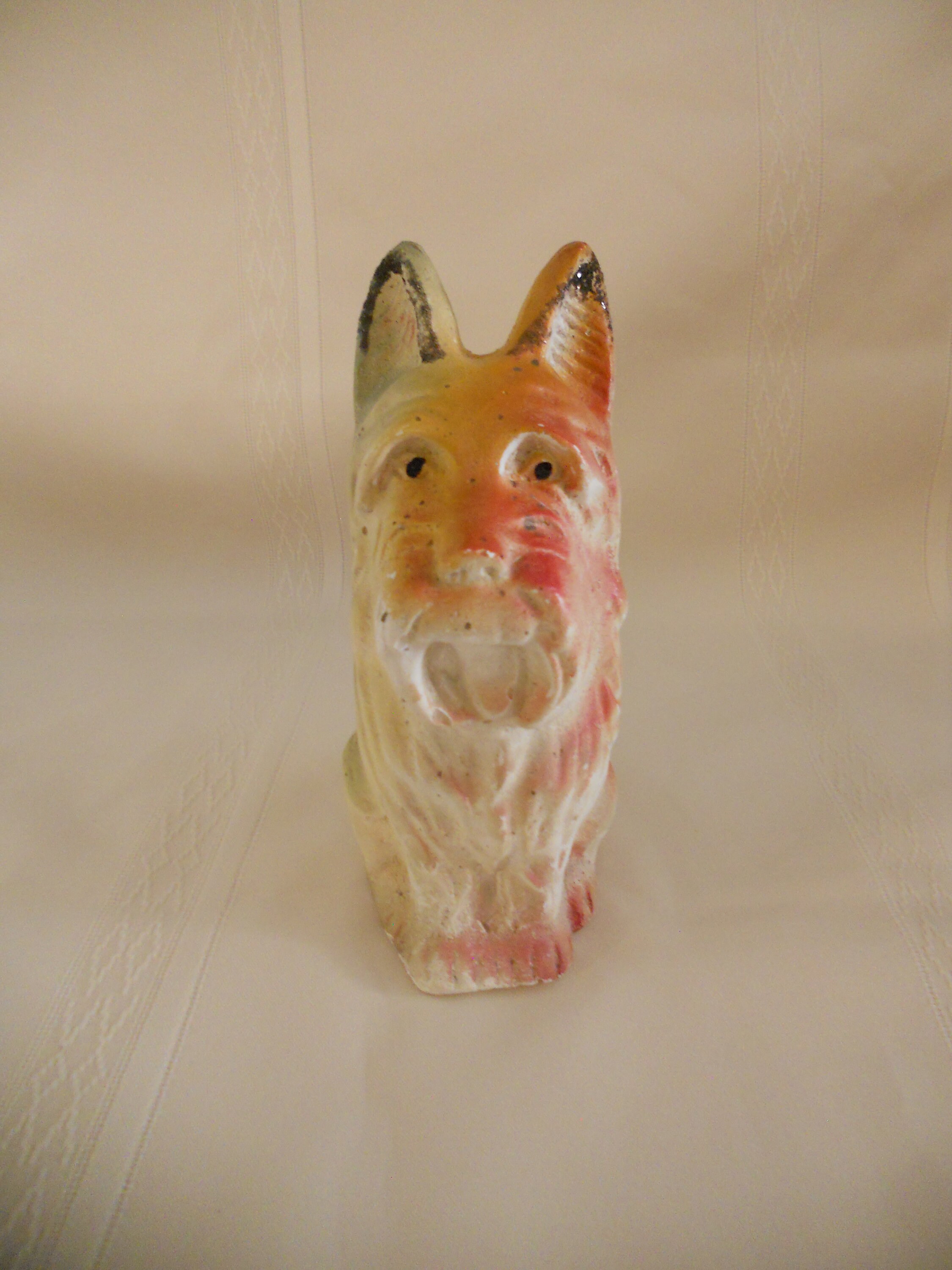 Vintage Sitting Scottie Chalkware Dog 40's-50's - Etsy
