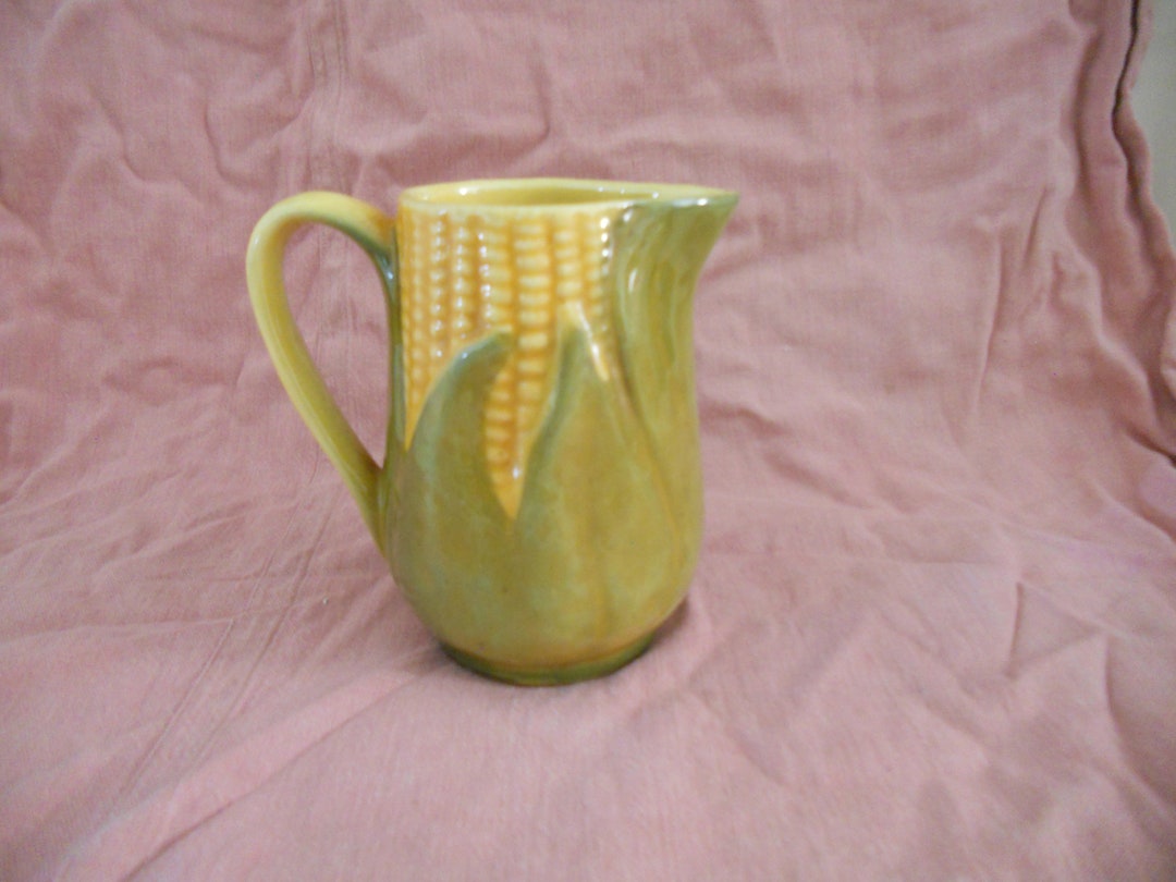 Vintage Shawnee Corn King Cream Pitcher USA 70 Shaped Like Ear of Corn ...
