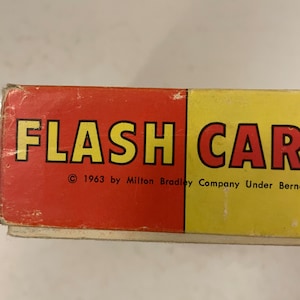 Milton Bradley Flash Cards Subtraction 100 Different Problems for ...