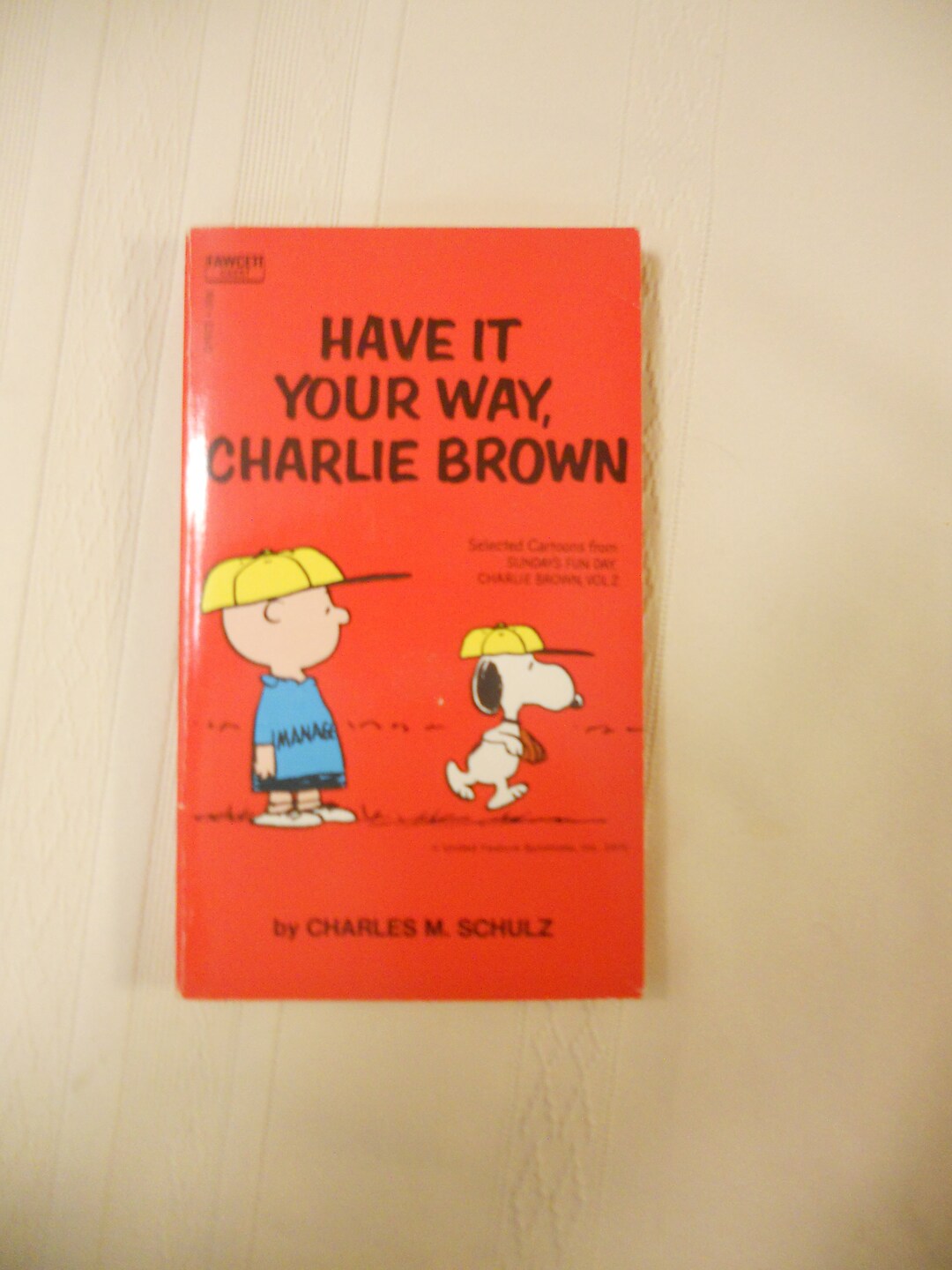 Have It Your Way, Charlie Brown Soft Copy Book Charles M Schulz - Etsy
