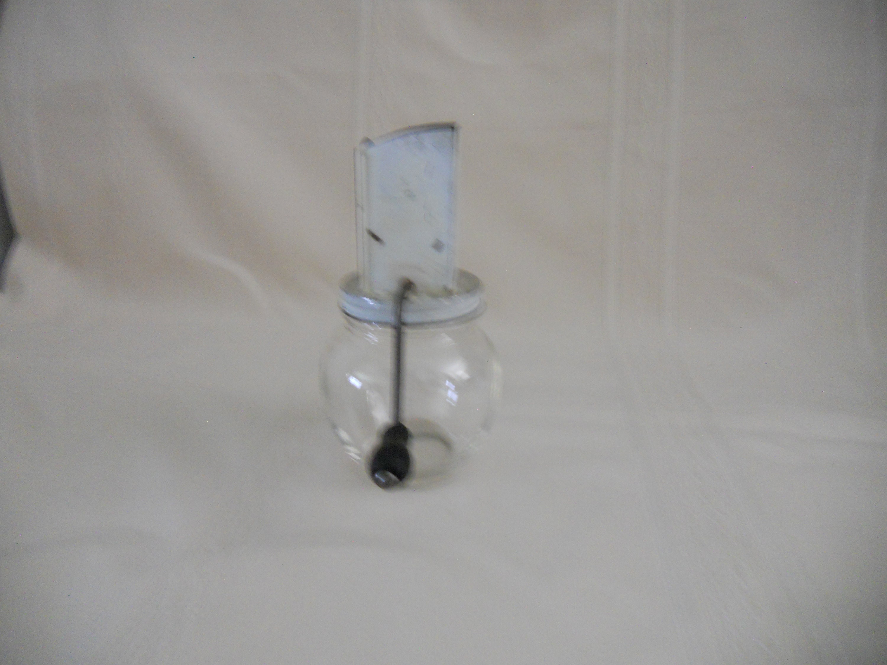 Vintage Androck Uniform Nutmeat Chopper Glass Bottom Metal Top Wood ...
