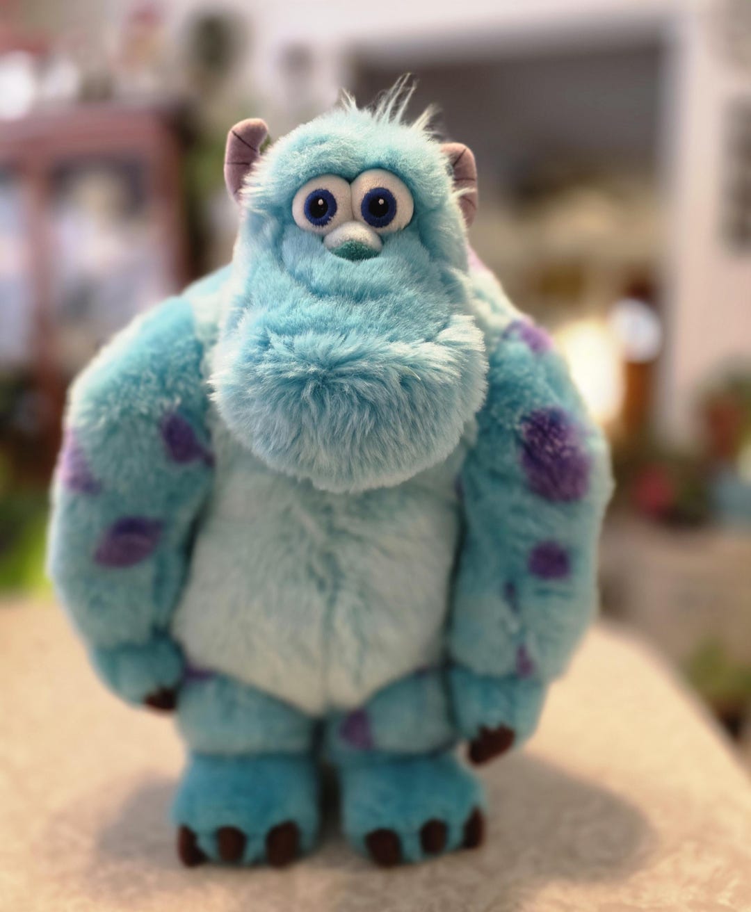 Disney's Monster Inc. Sully 16-inch Plush Fluffy Monster Disney Store ...