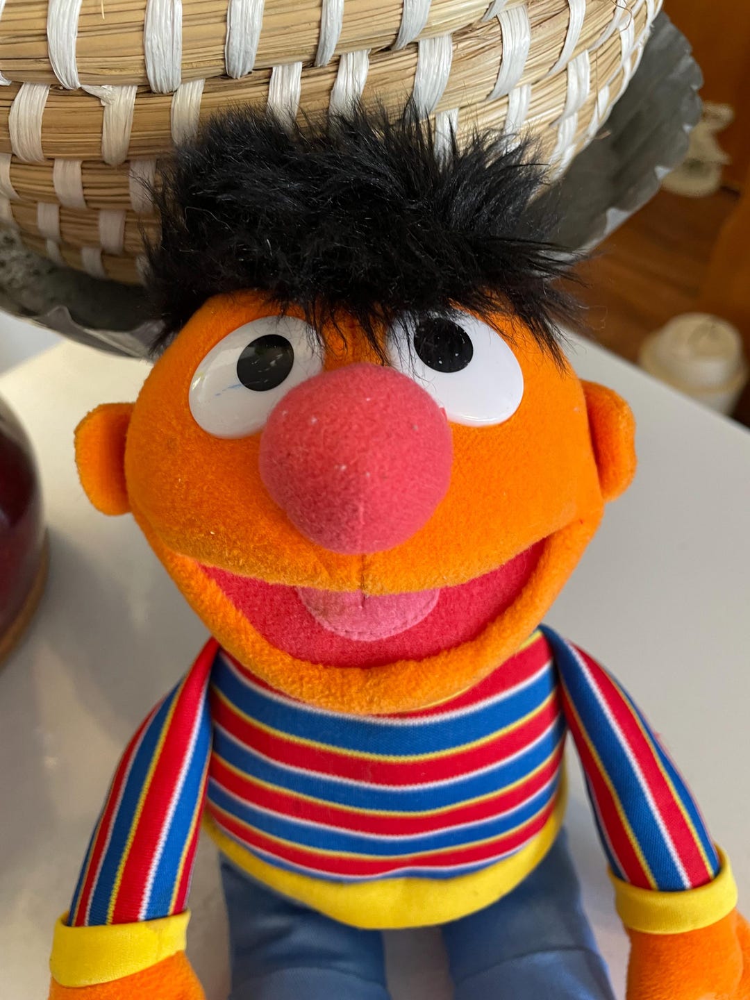 Sesame Street Soft Body Plush Ernie 13-inch Doll GUND - Etsy