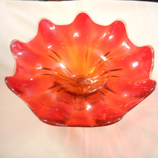 Red Depression Glass - Etsy