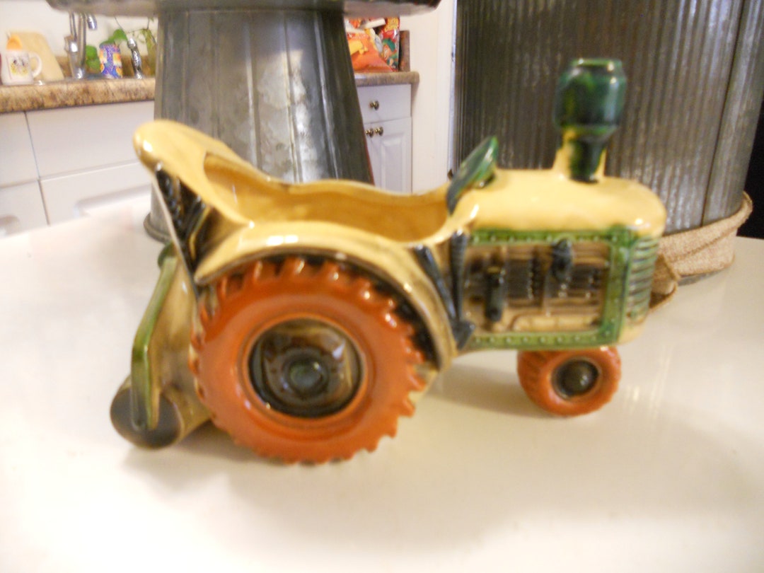 Relpo Indoor Pottery Tractor Planter Japan - Etsy