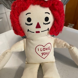 Raggedy Andy Homemade 15-inch Rag Doll No Clothes Only His Hat - Etsy