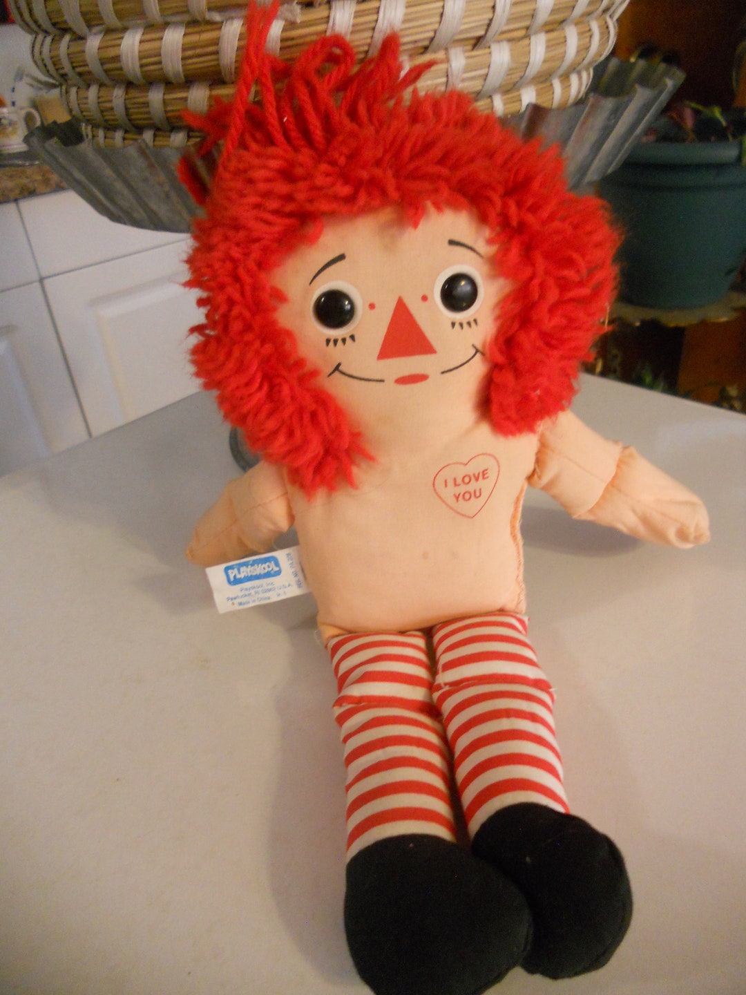 12 Inch Raggedy Ann Rag Doll No Clothes Playskool 1987 Etsy