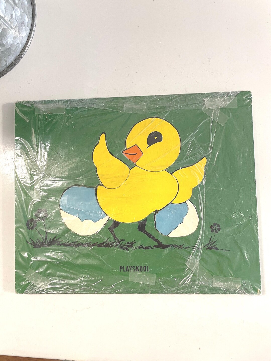 Playskool Hatching Chick 9-piece Wood Tray Puzzle - Etsy