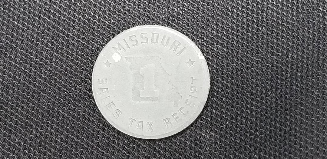 1930s Missouri Sales Tax Receipt Token One Cent, Vintage Token. Copper ...