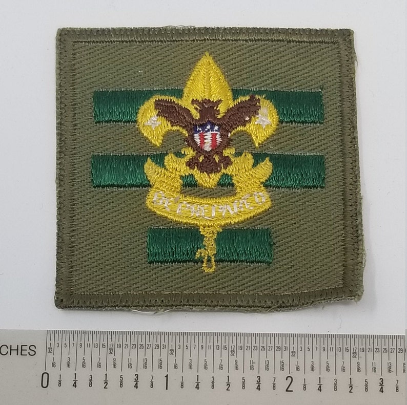 1950s Boy Scout (BSA) Senior Patrol Leader Patch - Gauze Back, Vintage ...