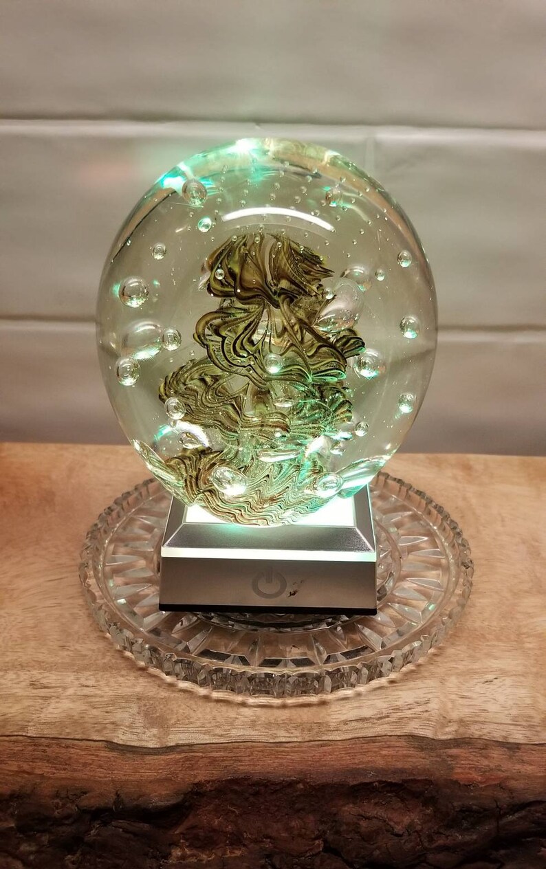 Dynasty Gallery - Blown Glass Art Mega-paperweight. Hand Made Part of ...