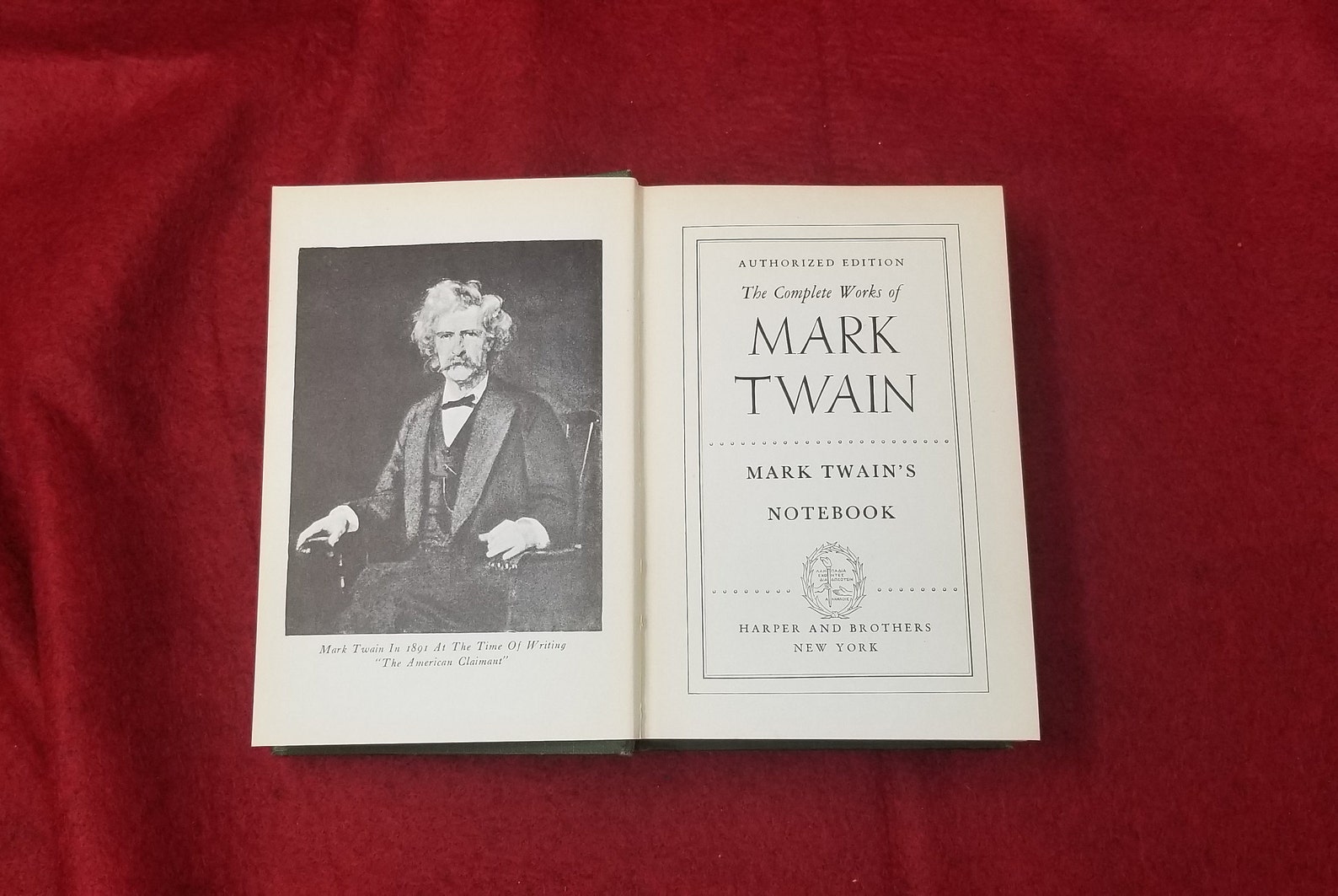 1935 the Complete Works of Mark Twain: Mark Twain's - Etsy UK