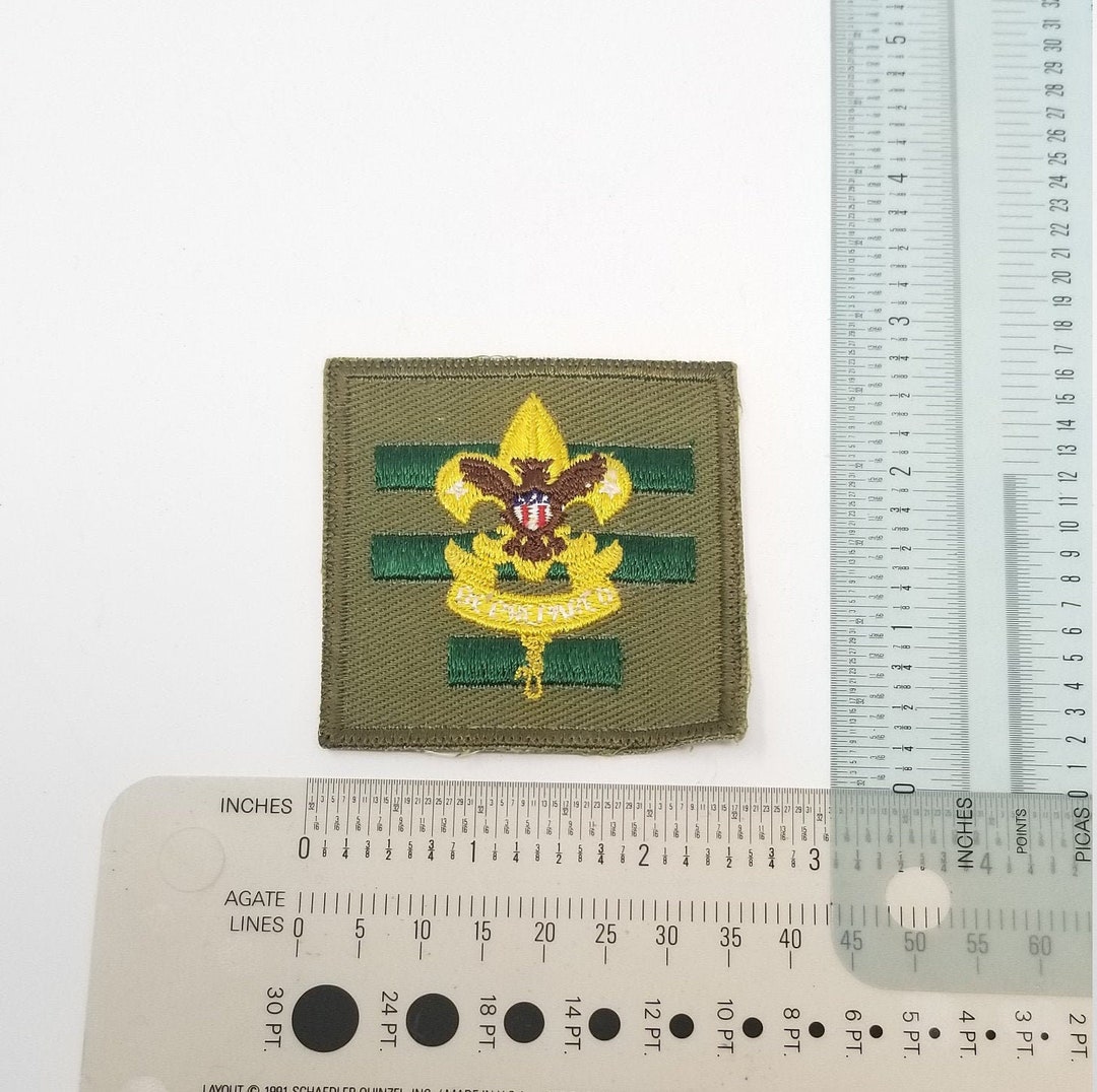 1950s Boy Scout (BSA) Senior Patrol Leader Patch - Gauze Back, Vintage ...