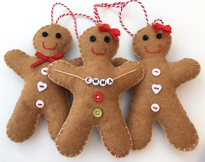 Personalised Christmas Decorations - Etsy