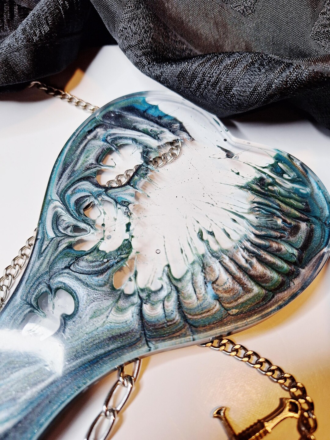 Cyber Monster Paddle, Handmade Resin Accessory, Bdsm, Adult Toy, Heart ...