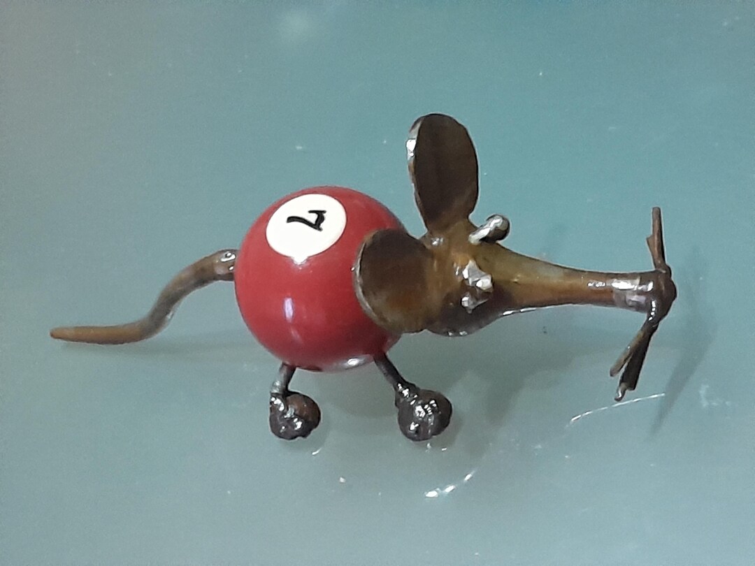 Mouse With Billiard Ball - Etsy