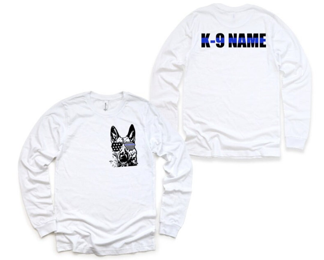 K9 Shirt, Police K9 Shirt, Custom Police Shirt, Custom K9 Shirt, Law ...