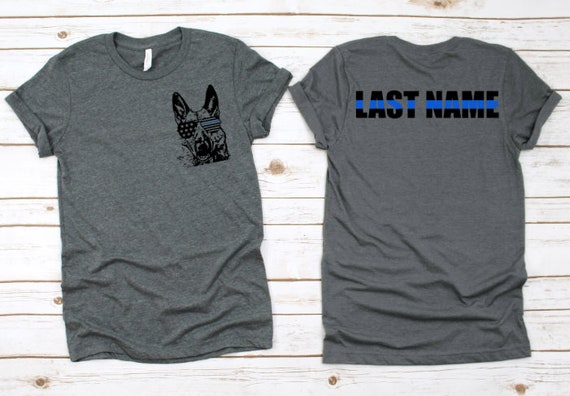 Customized K9 Shirt K9 Gift K9 Shirt K9 Handler Shirt - Etsy