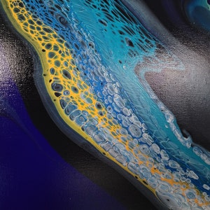 Tangled Clouds Large Original Hand Made Artwork by Molly's Artistry 24 ...