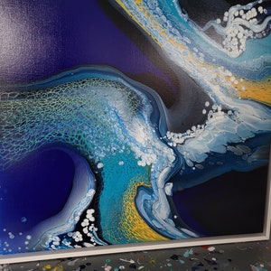 Tangled Clouds Large Original Hand Made Artwork by Molly's Artistry 24 ...