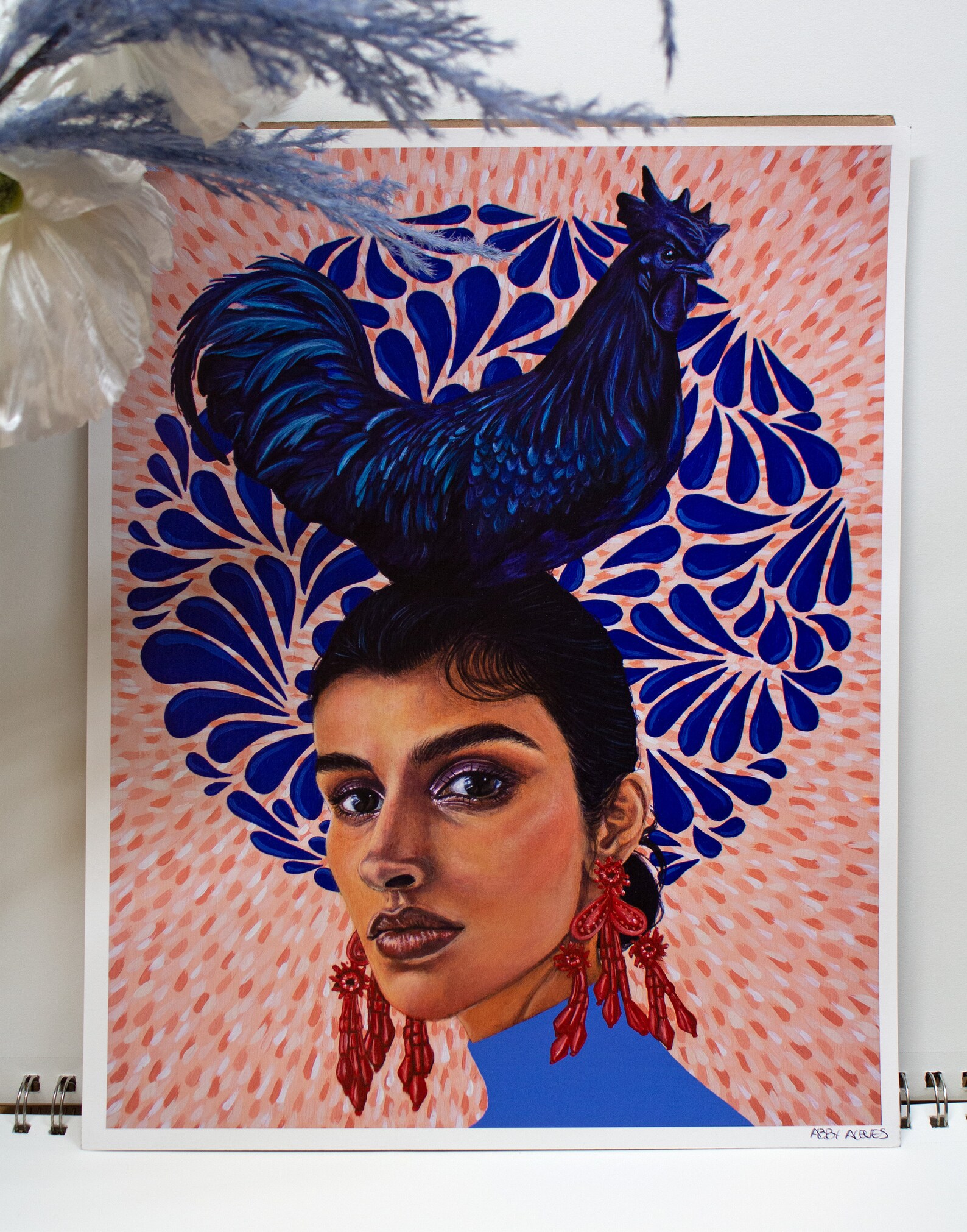El Gallo - Print, Mexican Art, La Lotería - Etsy