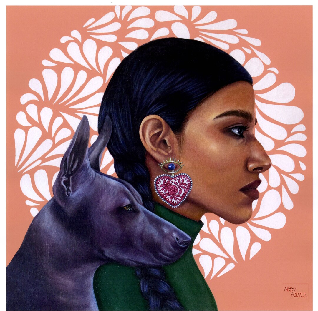 Zenaida - Print, Mexican Art - Etsy